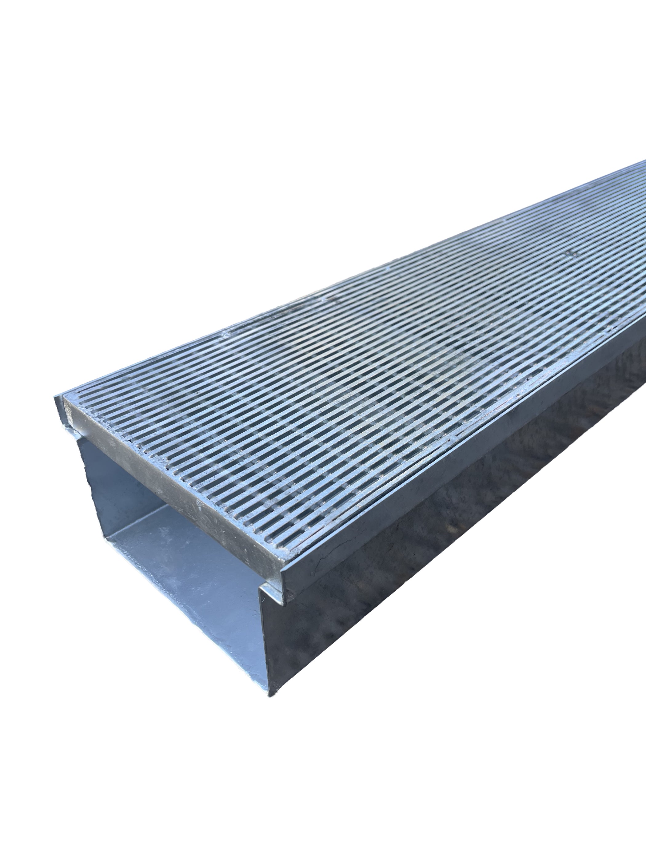 Class B Galvanised Storm Water Linear Heelguard Grate & Channel — DIRECT RAW MATERIALS