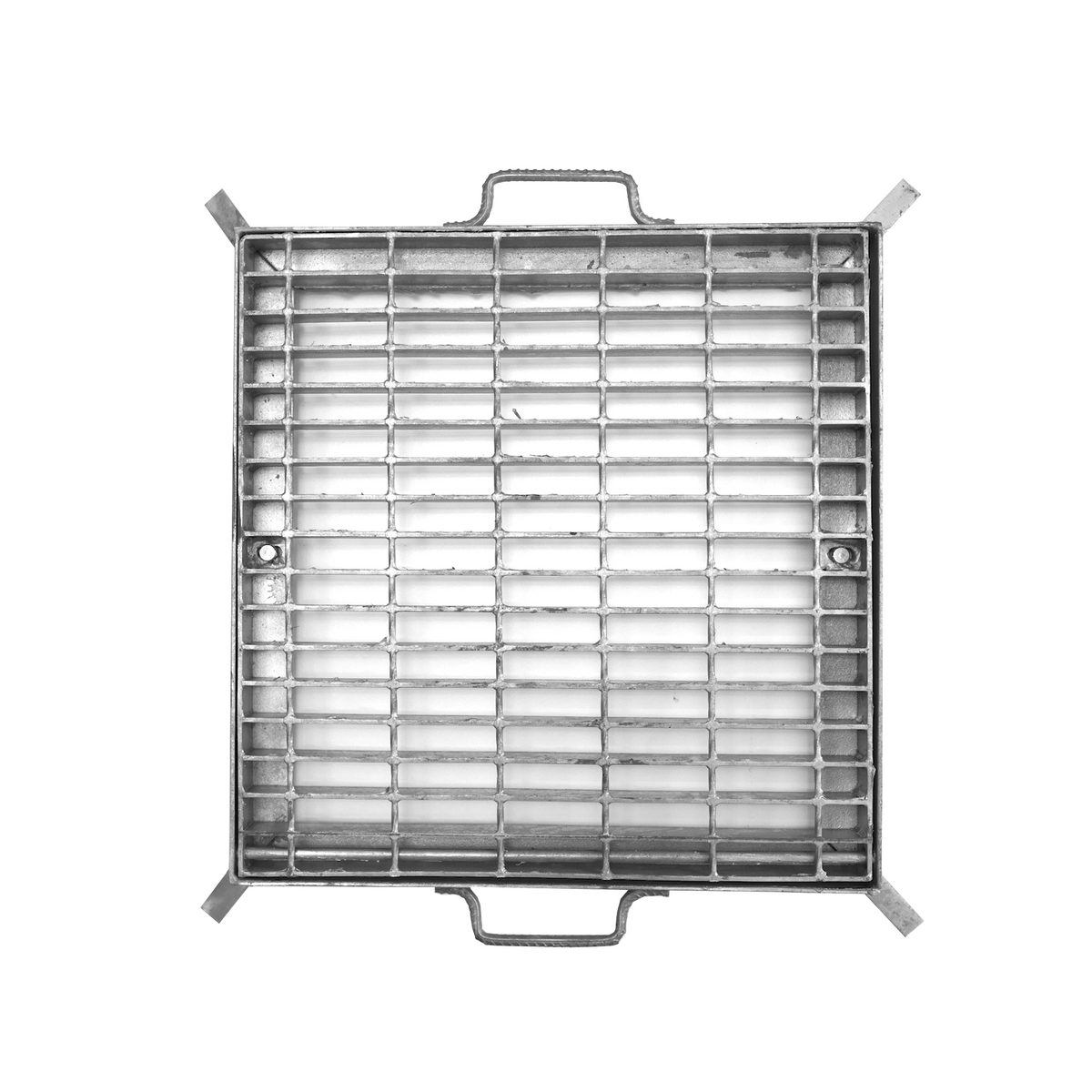 Heavy Duty Class B Galvanised Drainage Grate & Frame (Hinged Open ...