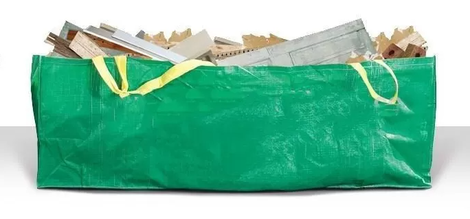 Green Skip Bag 1.4 Tonnes Capacity 244x127x76 cm 2.3 Cubic — DIRECT RAW ...